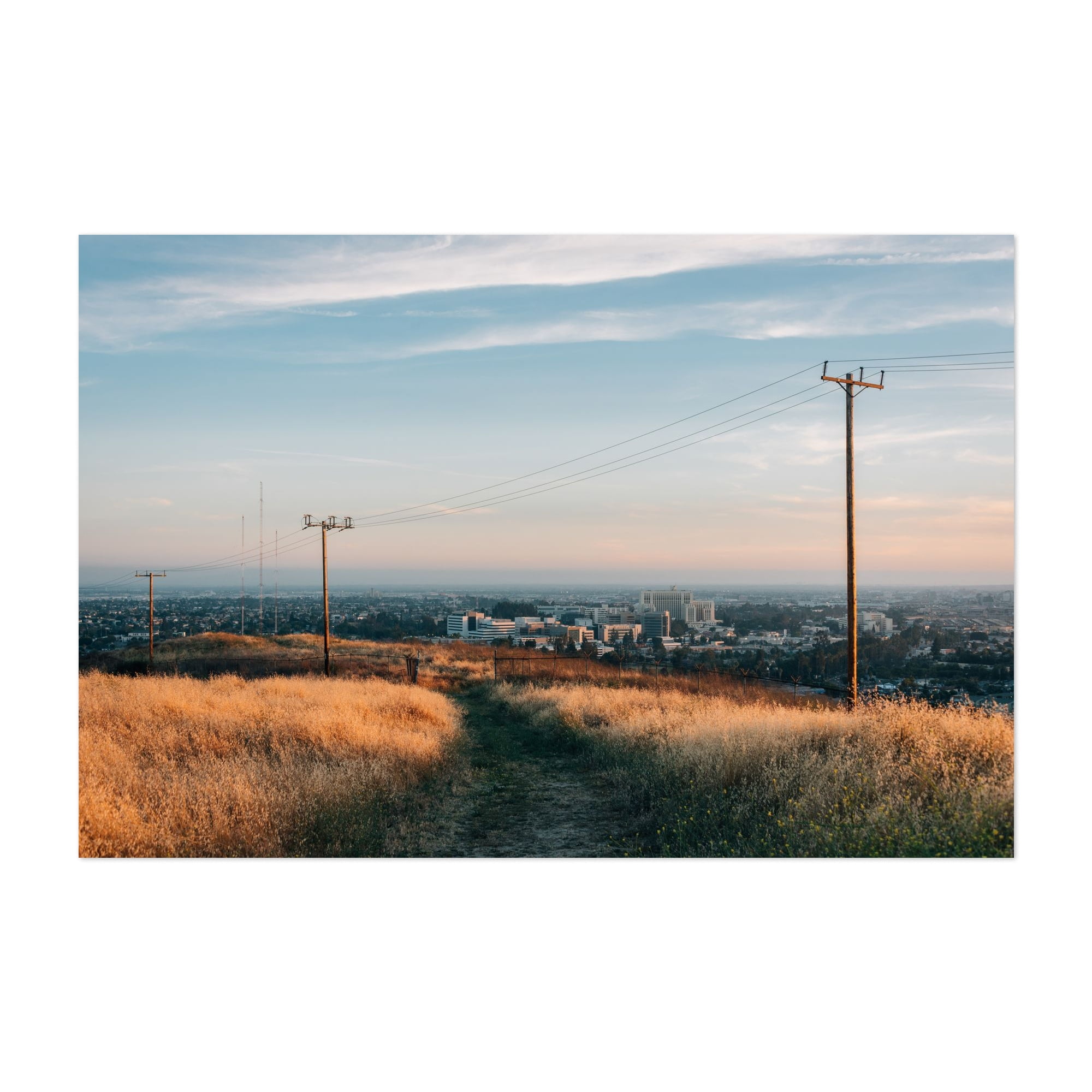 Ascot Hills Views 02 - Los Angeles California Photography Unframed Wall ...