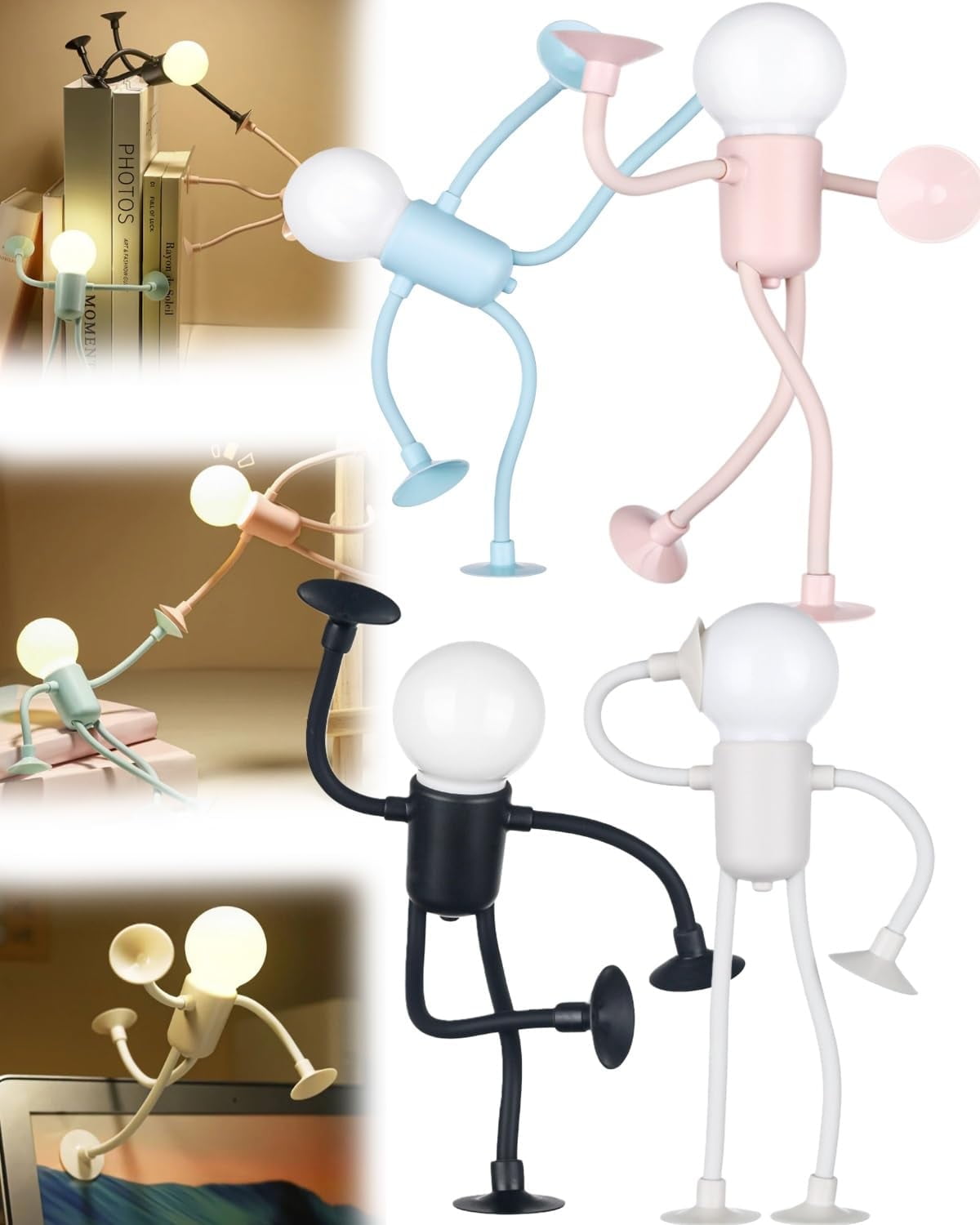 AsdQ Changeable Shape Funny Sportsman Night Light, DIY LED Squeezable ...