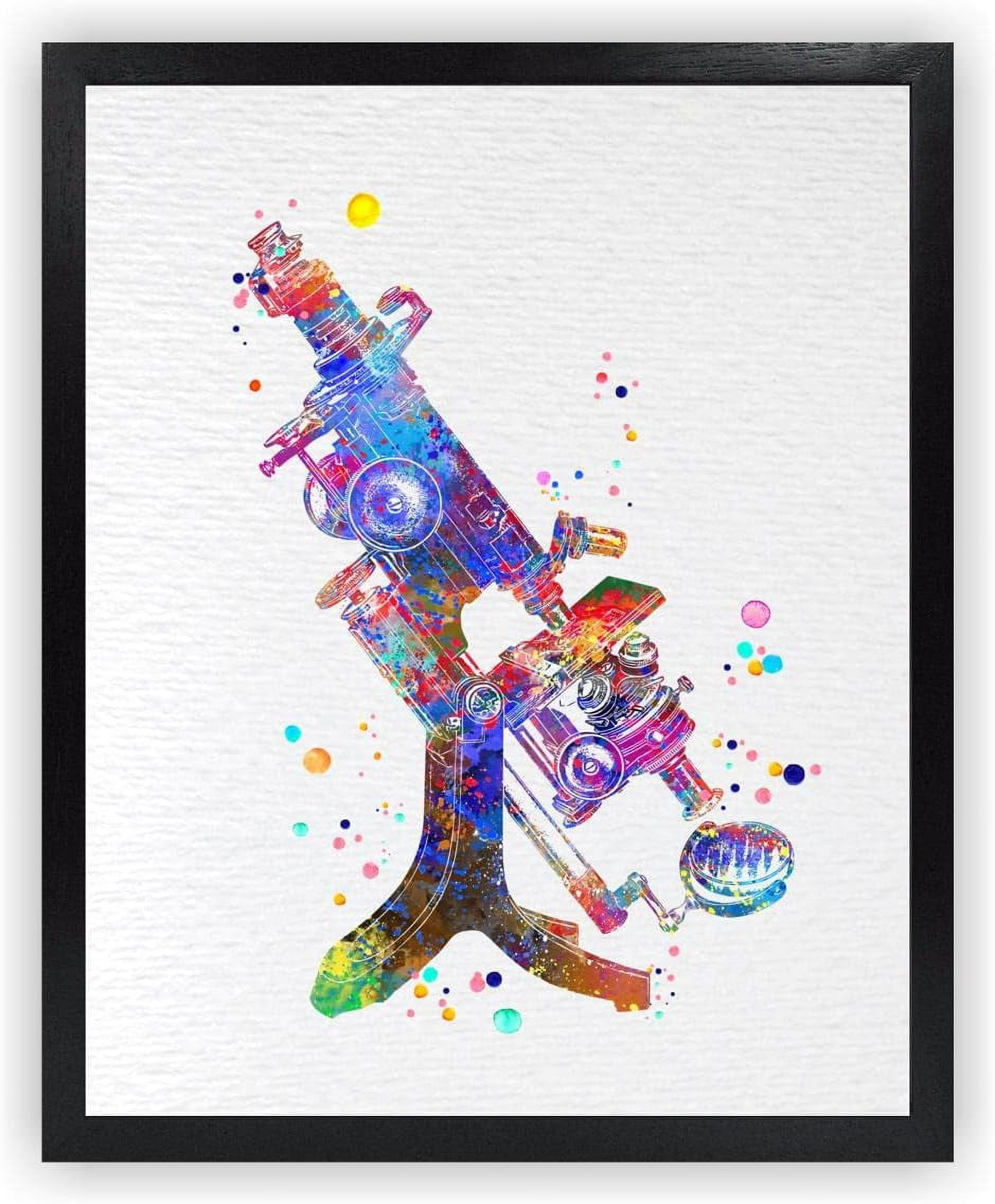 Asdg12s 11X14 Und Optical Microscope Biology Tools Science Art ...