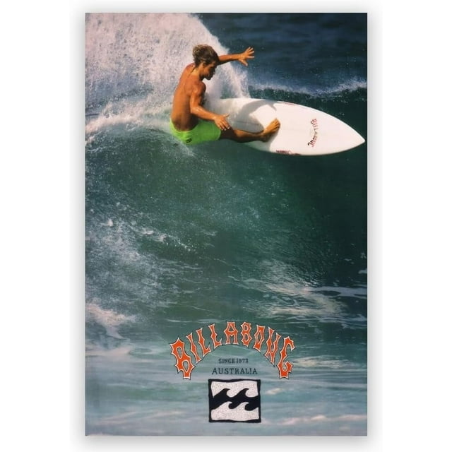 Asdg12s-1990 Surf Poster Vintage Surfing Posters Retro Ocean Print ...