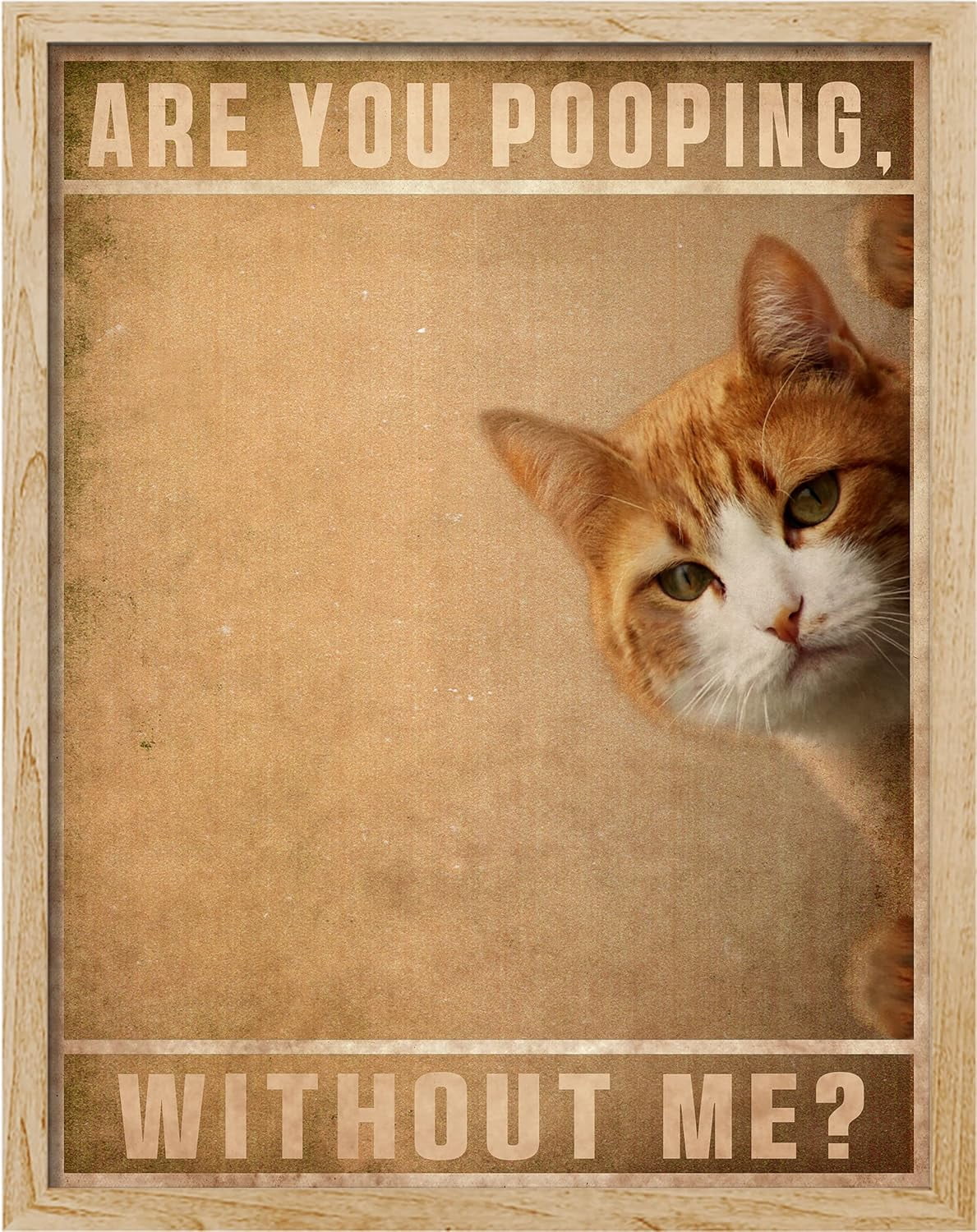 Asdg12s-Adhesive Canvas Poster are You Pooping Without Me, Hilarious ...