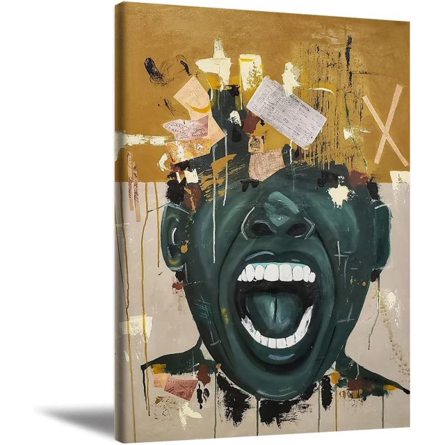 Asdg12s African American Wall art Black Queen Wall Art Black Woman Wall ...