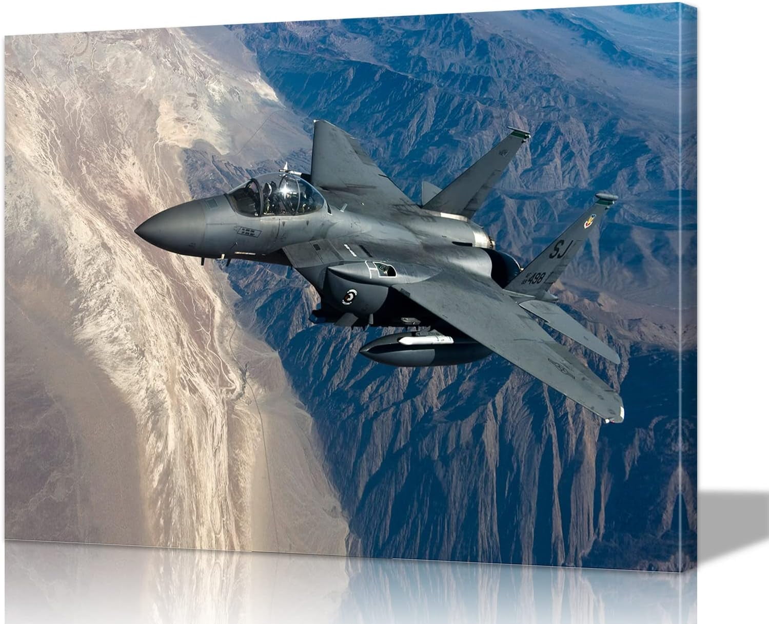 Asdg12s-Airplane Decor Airplane Poster F-15E Poster Aviation Wall Art ...