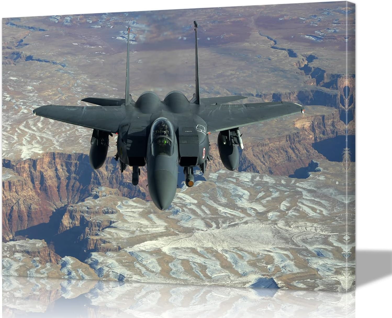 Asdg12s-Airplane Decor F-15 Fighter Jet Poster Military Wall Decor ...