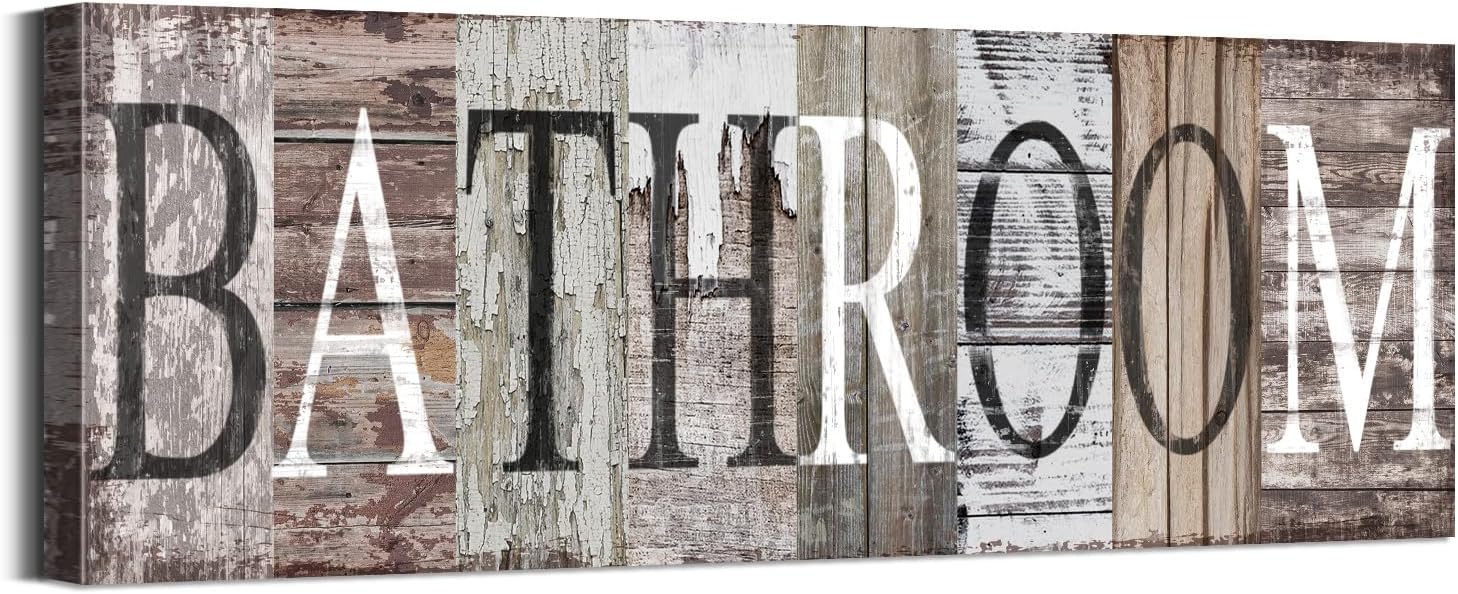Asdg12s-Bathroom Decor Bathroom Wall Art Bathroom Sign Decor Bathroom ...