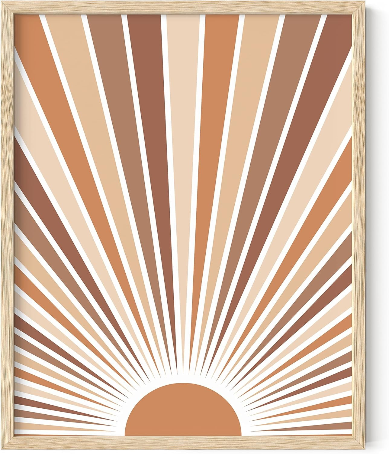 Asdg12s Boho Art Prints Sun Wall Decor - Sun Art Print Boho Art Wall ...