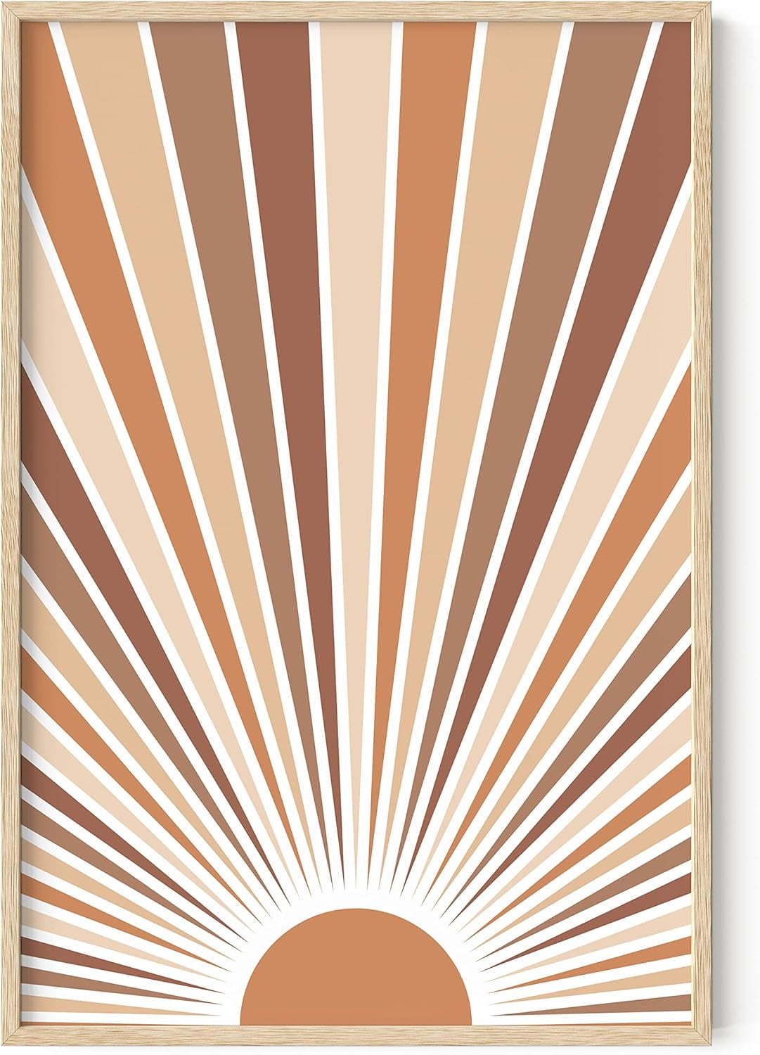 Asdg12s Boho Art Prints Sun Wall Decor - Sun Art Print Boho Art Wall ...