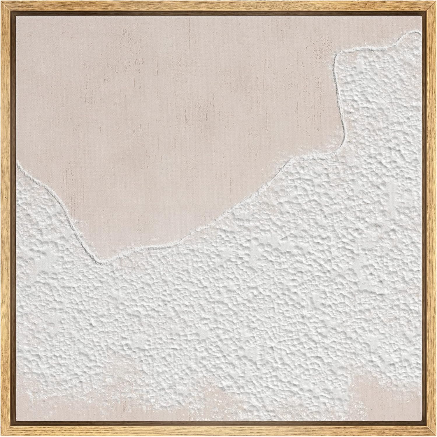 Asdg12s- Canvas Print Wall Art Duotone Pastel Paint Stroke Landscape ...