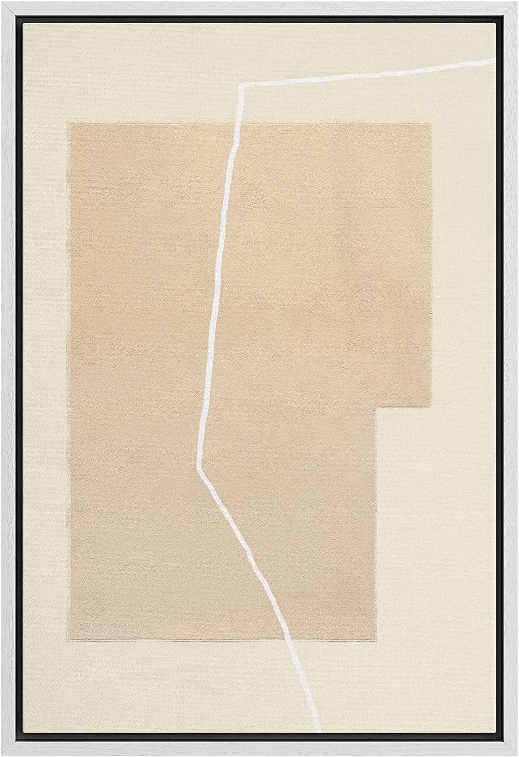 Asdg12s- Canvas Print Wall Art Geometric Pastel MidCentury Color Blocks ...