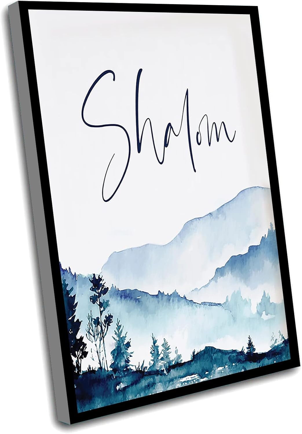 Asdg12s-Chic Wall Art Canvas,Shalom Wall Art Printable Peace Wall Art ...