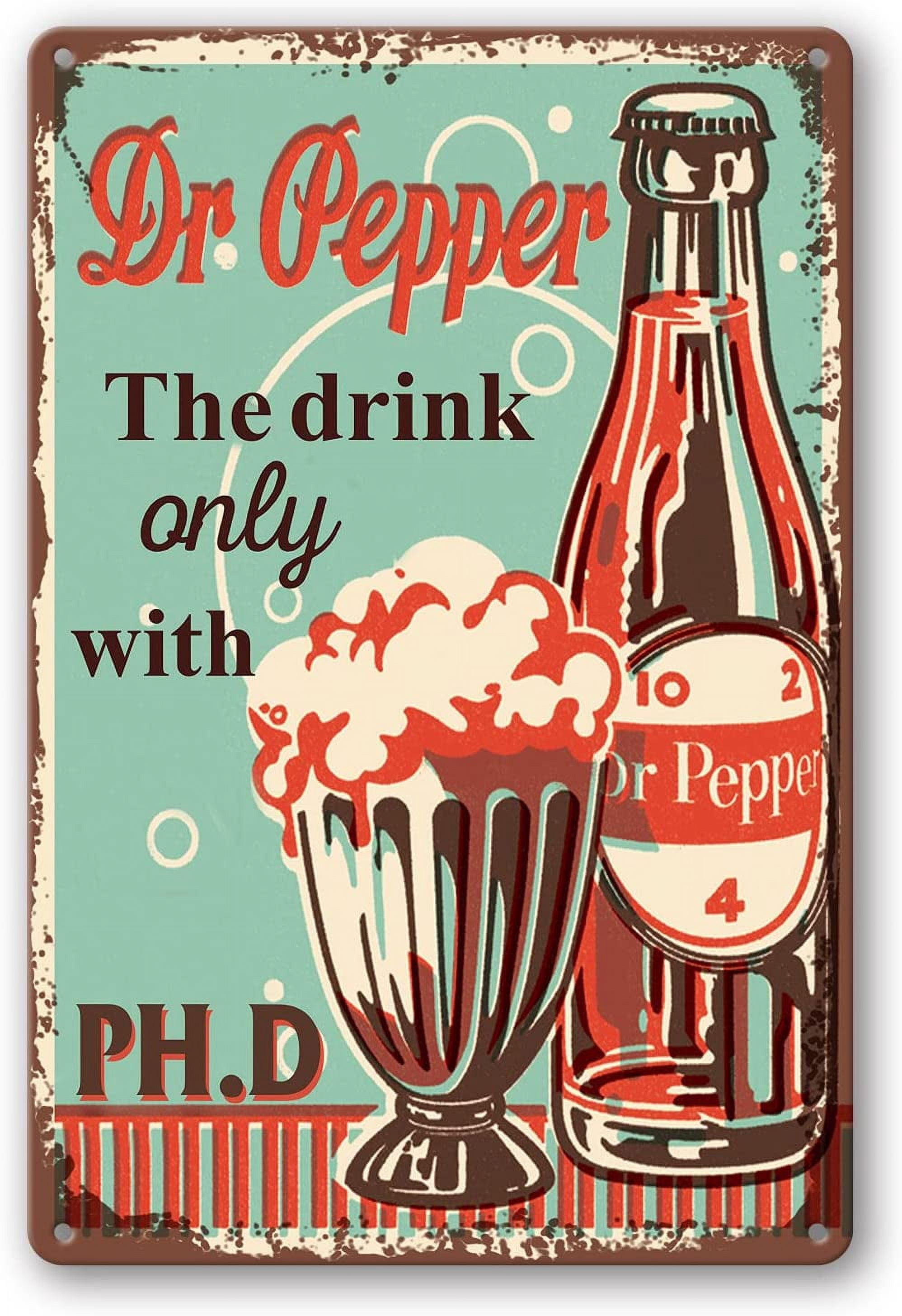 Asdg12s-DOSEK Metal Tin Sign Vintage Compatible Dr Pepper Sign Animal ...