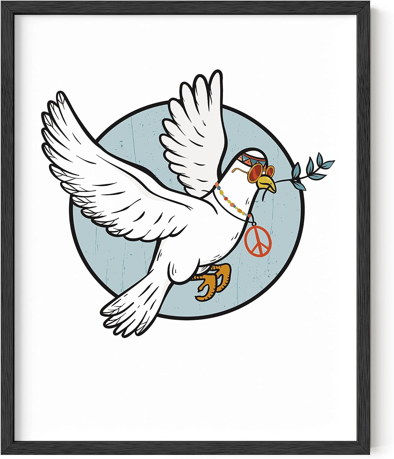 Asdg12s-Dove of Peace Hippie Posters for Bedroom - Dove Print Posters ...