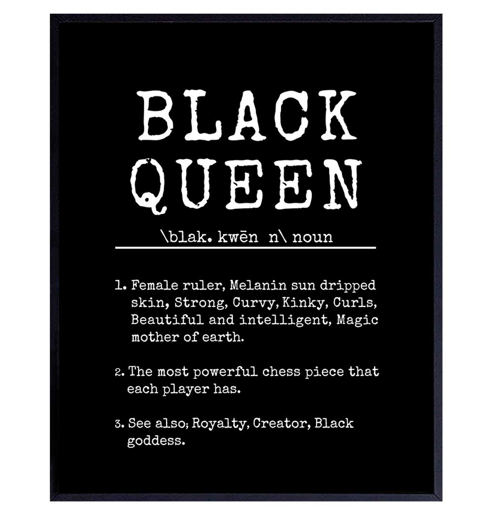 Asdg12s Empowered Black Women Wall Art - African American Women Wall ...