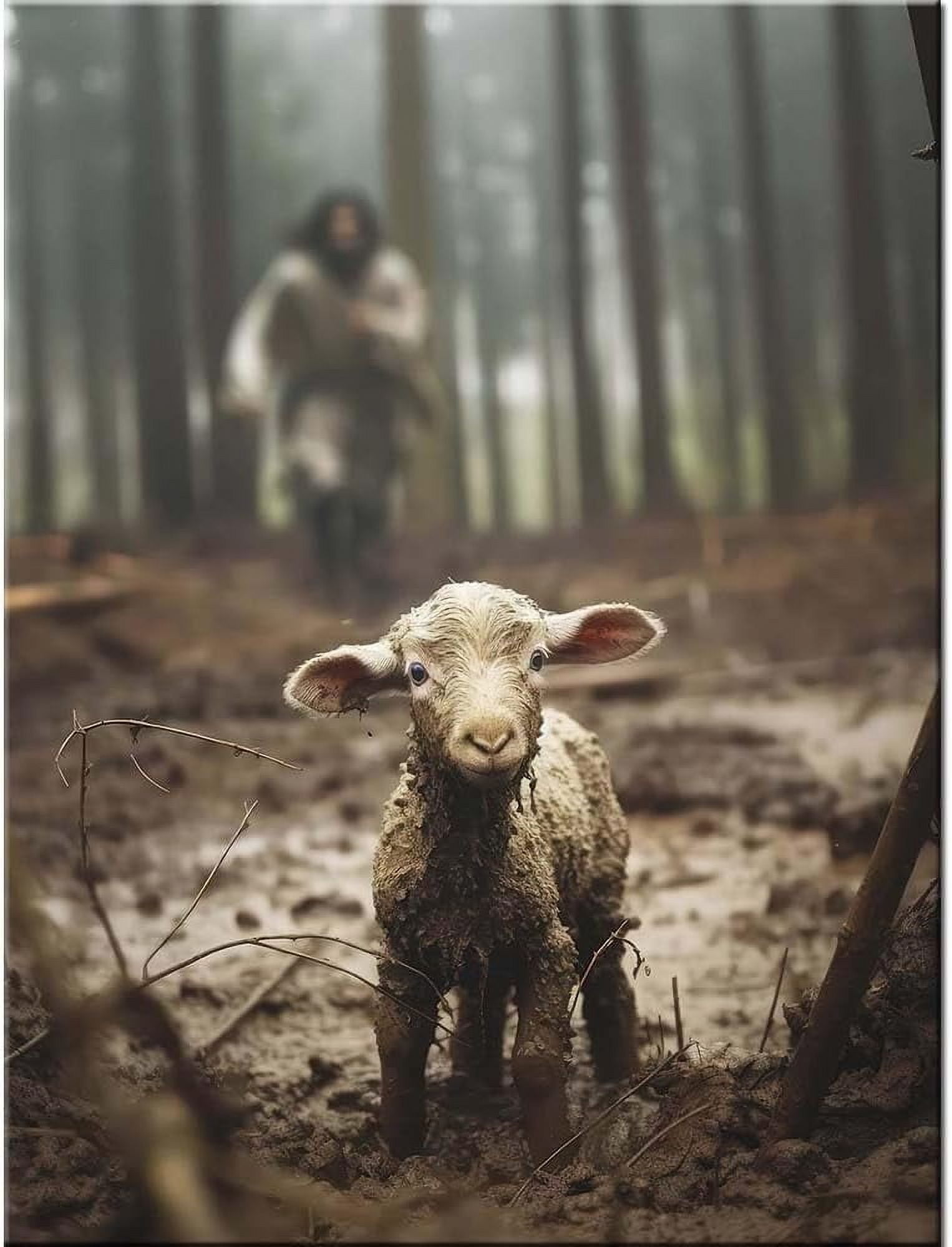 Asdg12s- Faith Posters Jesus and Lamb Poster Art God Posters Religious ...