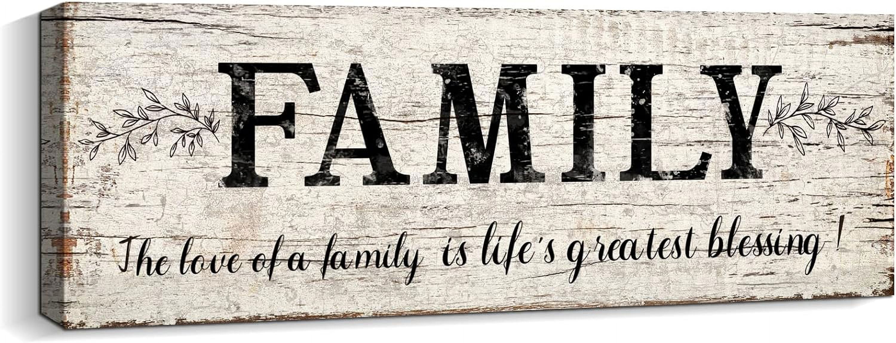 Asdg12s-Family Signs Wall Decor Quote Words Wall Plaques Family Wall ...