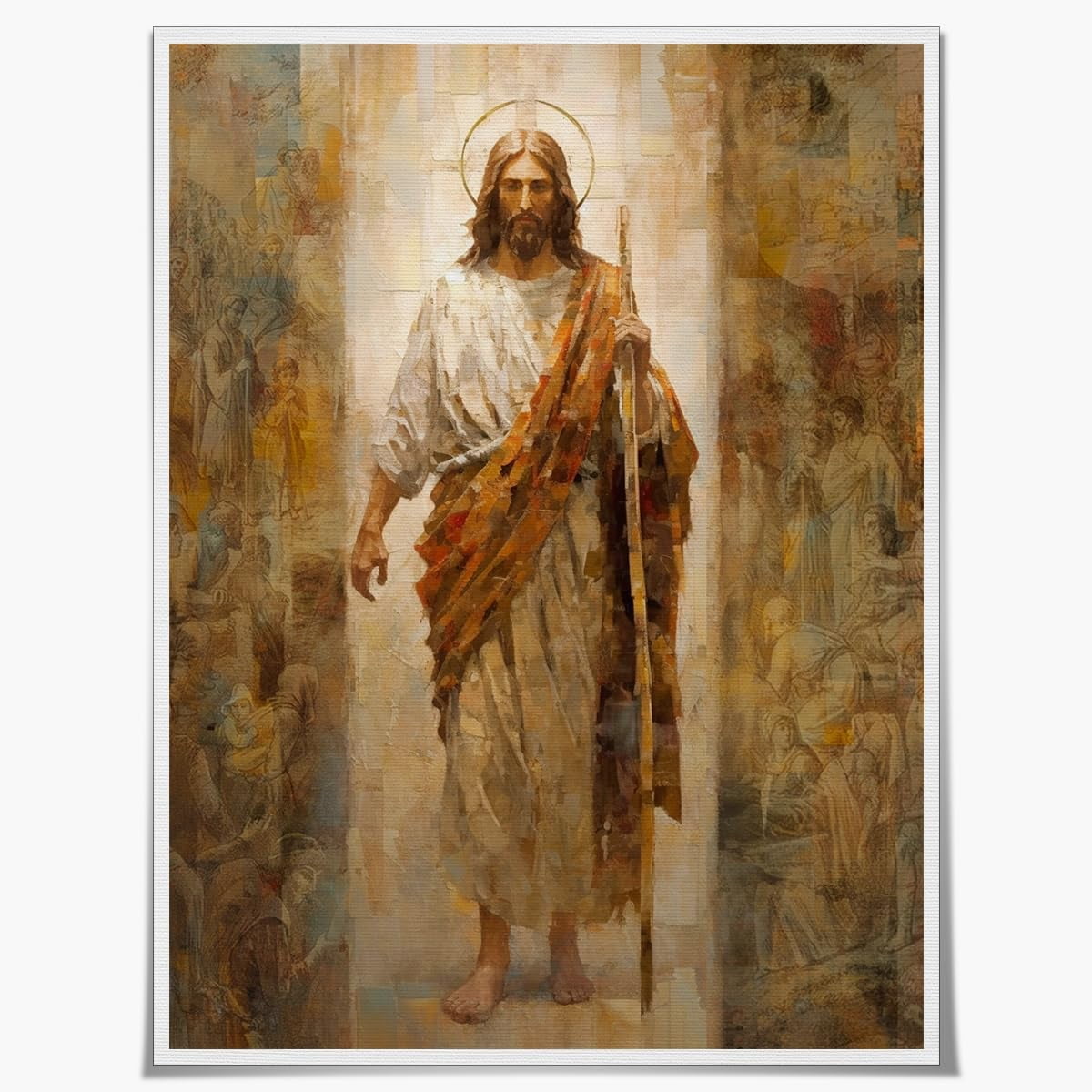 Asdg12s Jesus Christ Oil Painting Renaissance Wall Art Jesus Preaching ...
