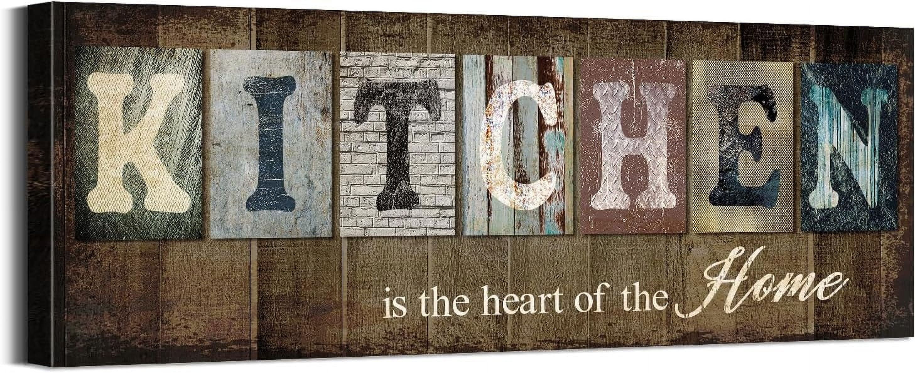 Asdg12s-Kitchen Decor Farmhouse Decor Kitchen Sign Wall Art Kitchen Wall Art Inspirational Wall ...