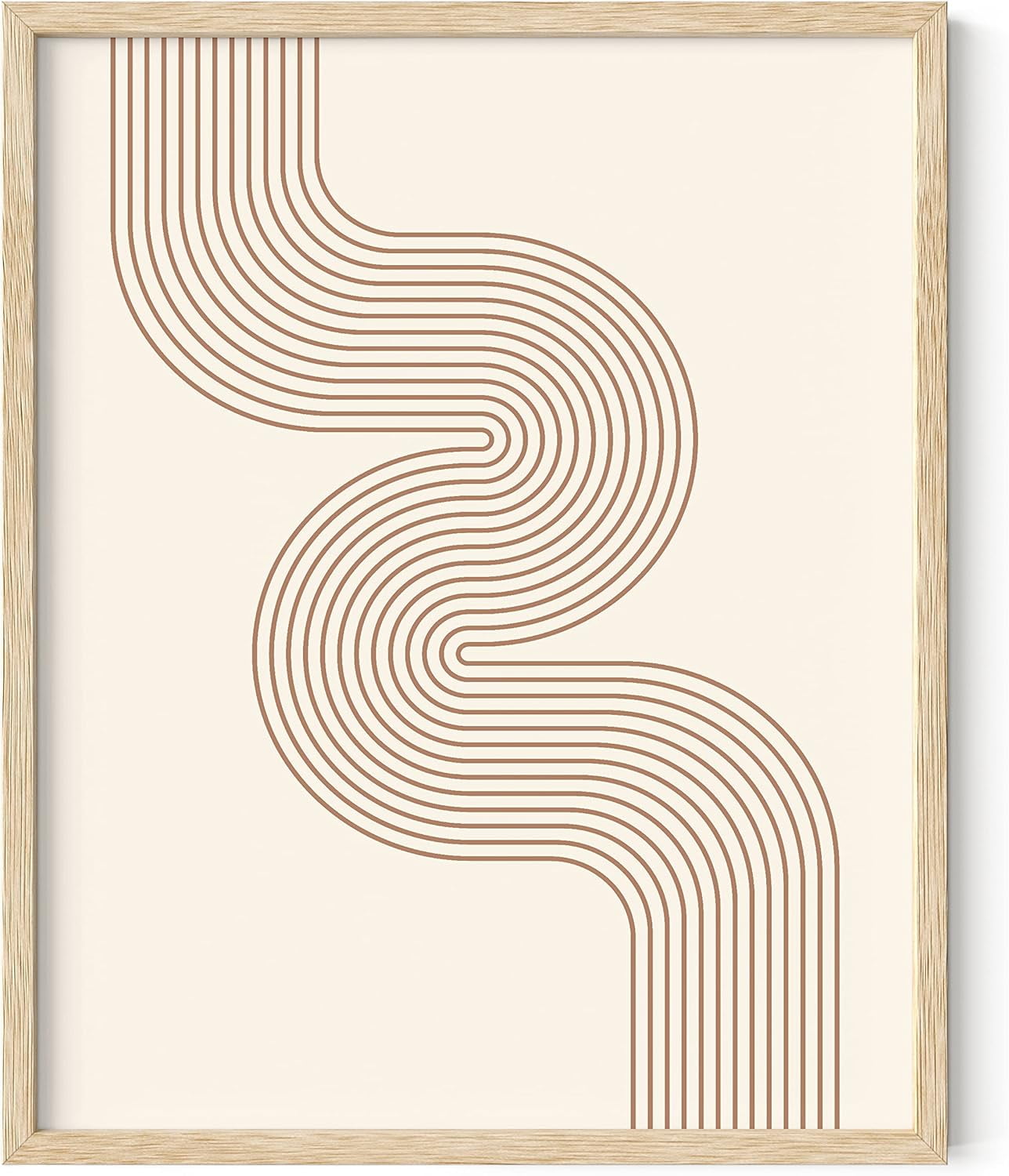 Asdg12s Line Art Mid Century Modern Wall Decor - Boho Prints Wall Art ...