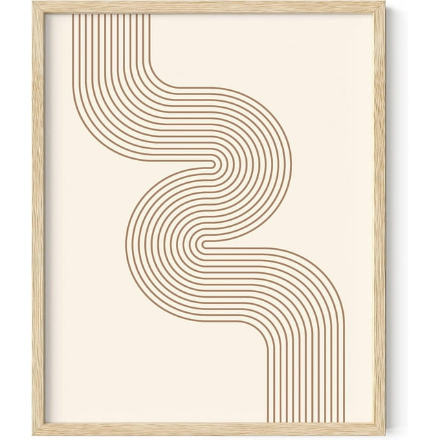 Asdg12s Line Art Mid Century Modern Wall Decor - Boho Prints Wall Art ...