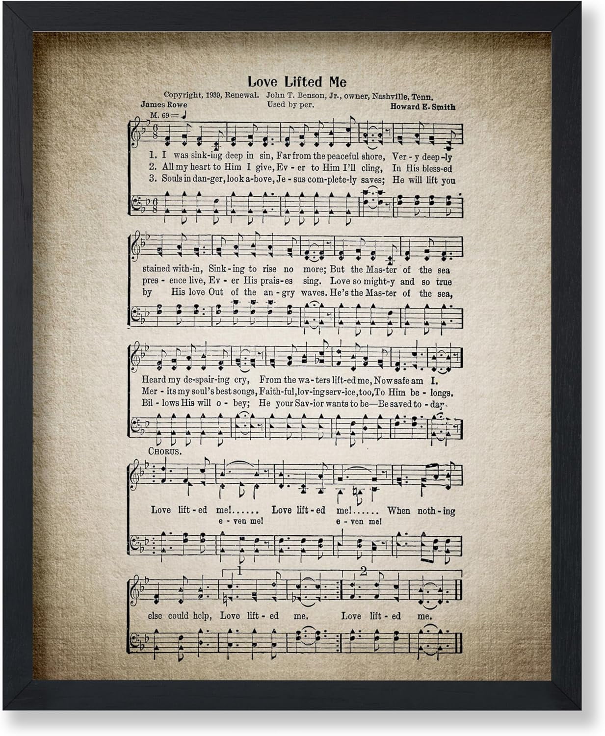 Asdg12s -Love-Lifted-Me-Poster---Hymnal-Sheet-Print---Sheet-Music-Art ...