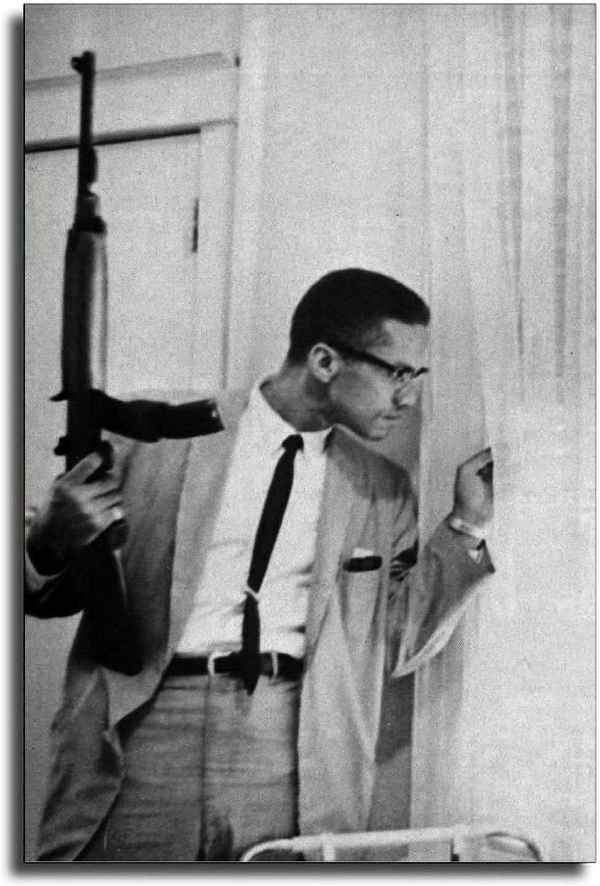 Asdg12s-Malcolm X .by Any Means Necessary Canvas Art Poster and Wall Art Picture Print Modern ...