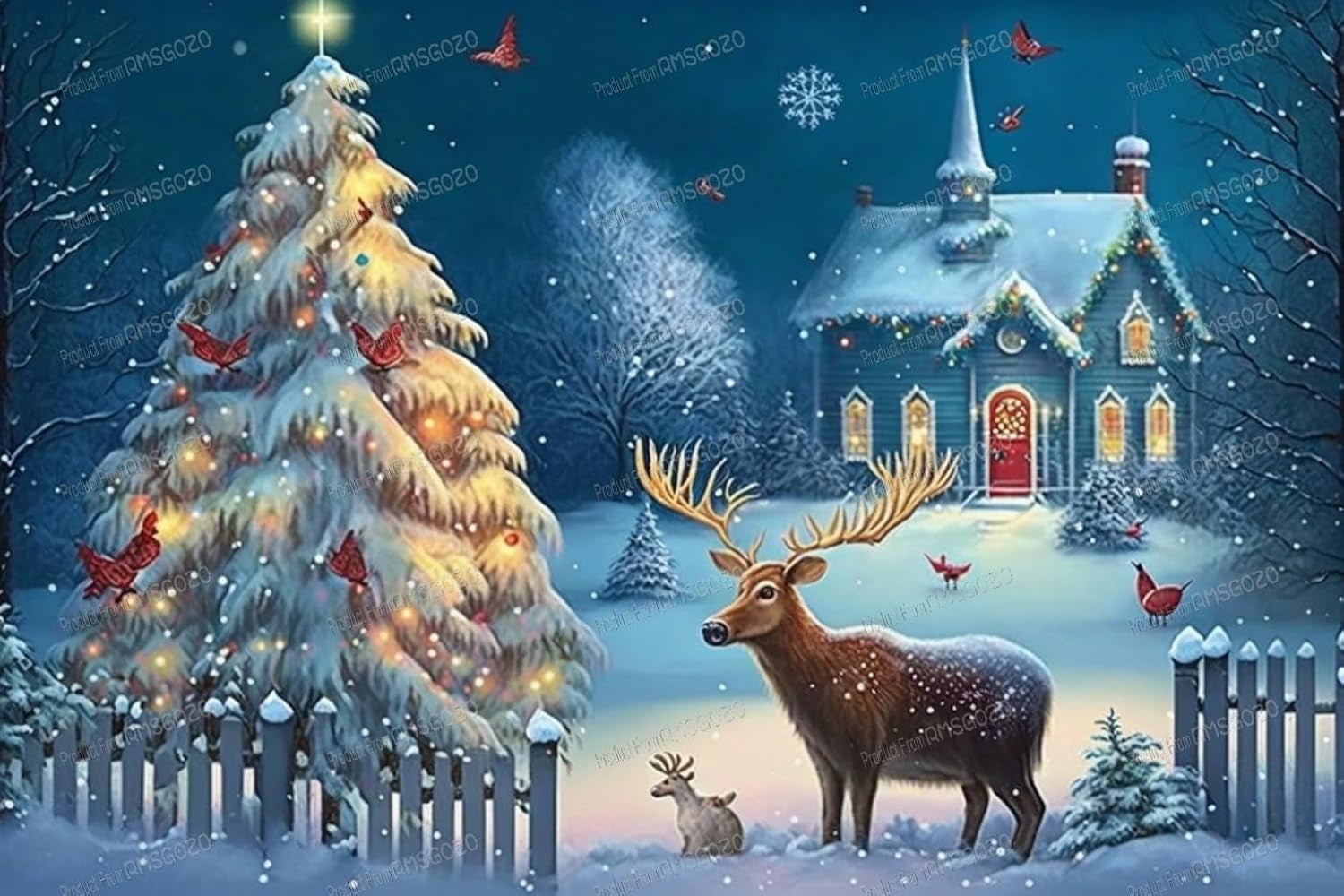 Asdg12s-Modern Avant-Garde Abstract Aesthetics Canvas Poster - Snowy ...