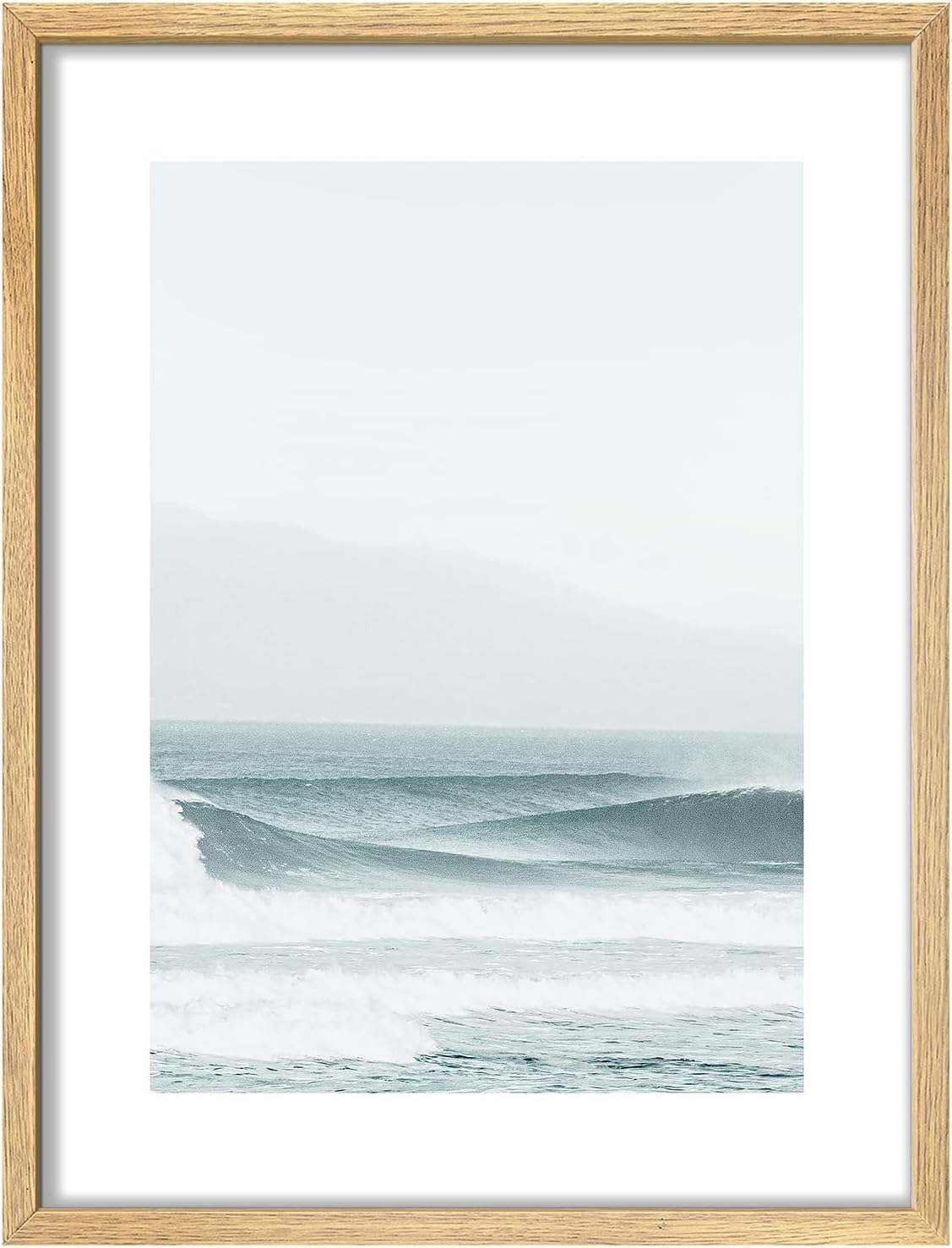 Asdg12s-Poster Ocean Waves Poster Tranquil Sea with Gentle Waves ...