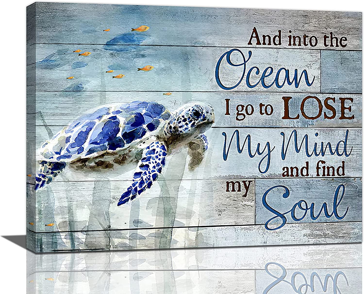 Asdg12s-Sea Turtle Bathroom Wall Art Ocean Turtle Bathroom Pictures ...