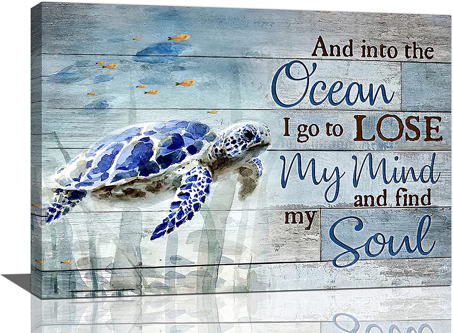 Asdg12s-Sea Turtle Bathroom Wall Art Ocean Turtle Bathroom Pictures ...