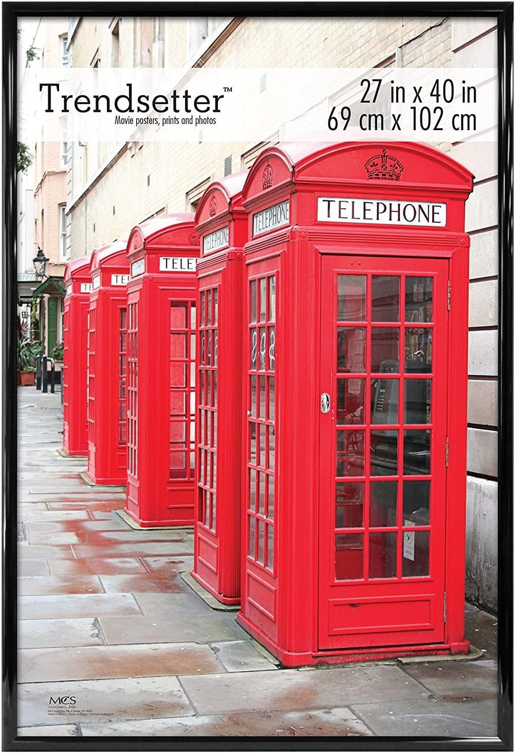 Asdg12s -Trendsetter-27x40-Poster-Frame-Black-High-Gloss-Vertical ...