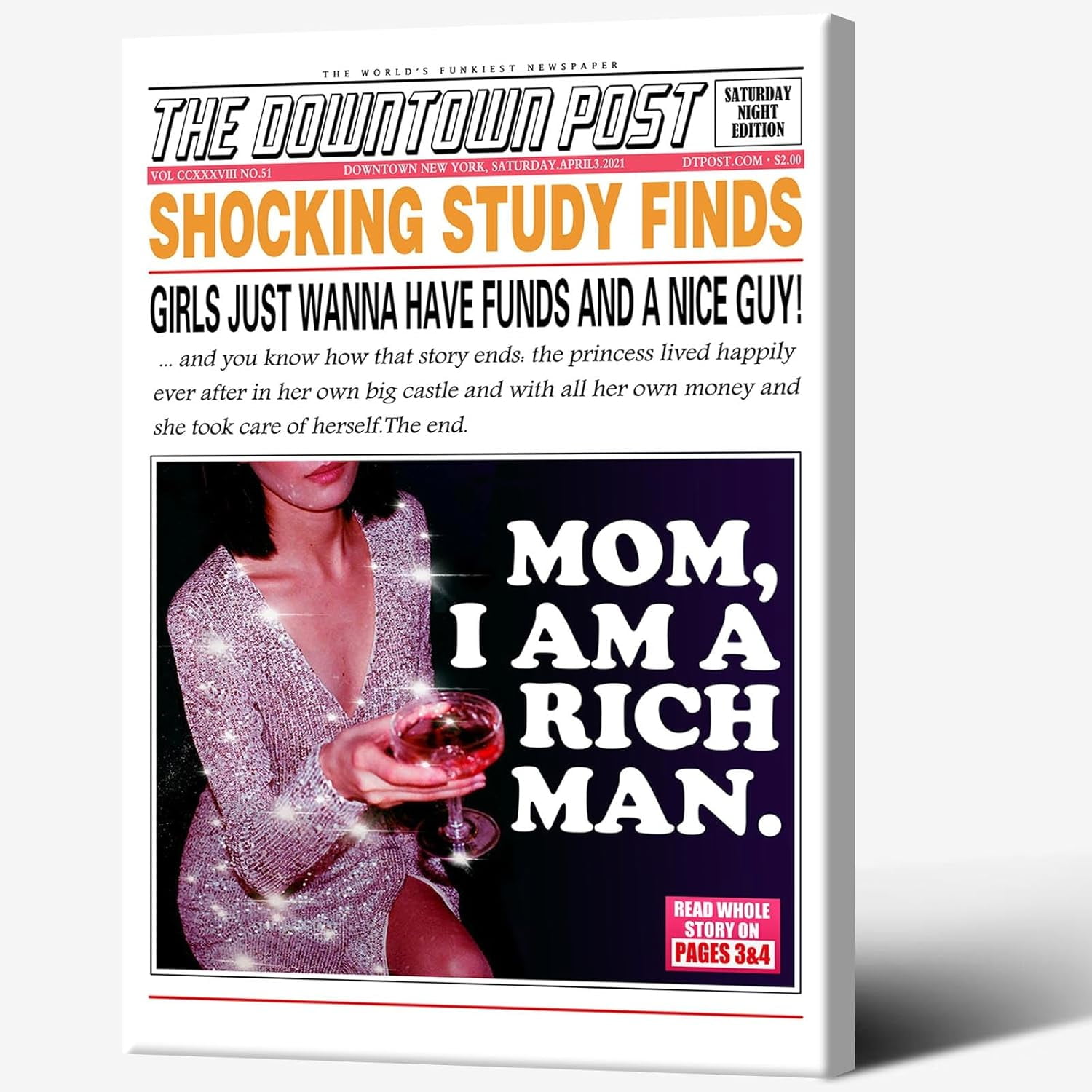 Asdg12s Trendy Wall Art Decor Poster Motivational Quotes Funky Preppy ...