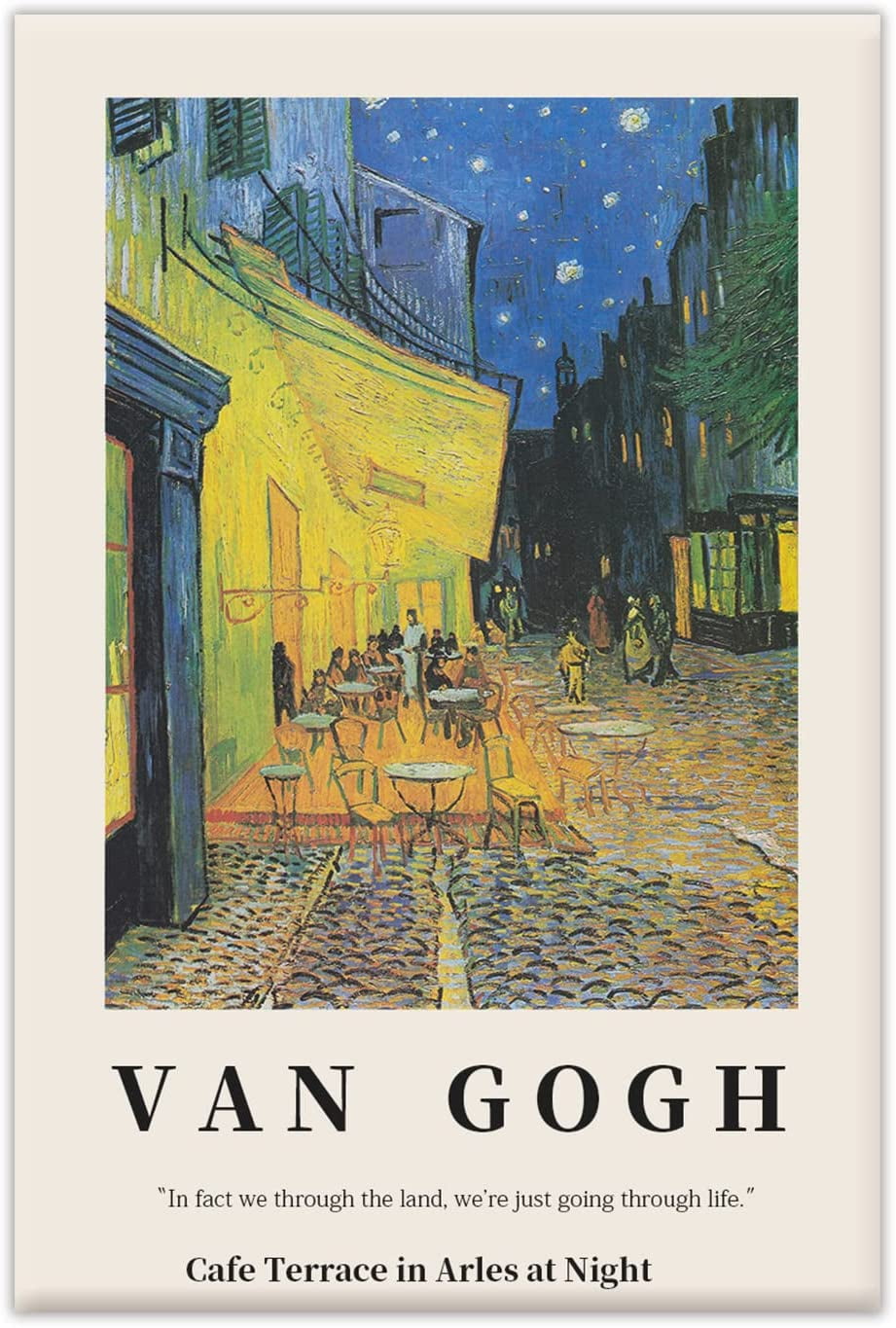 Asdg12s Van Gogh Poster Cafe Terrace at Night 1888 Vincent Van Gogh ...