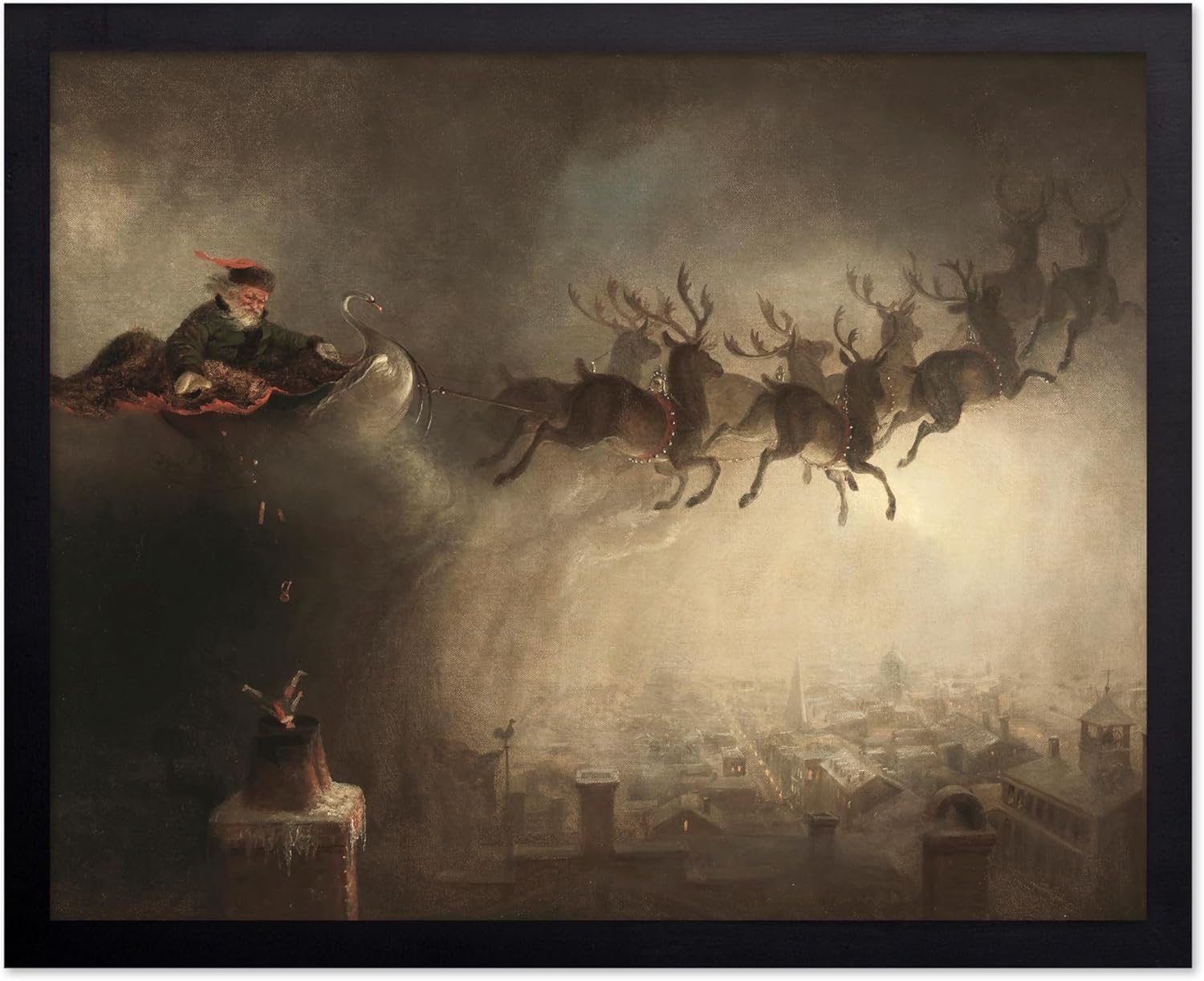 Asdg12s-Vintage Illustration Poster - Retro Fantasy Print - Gift for ...