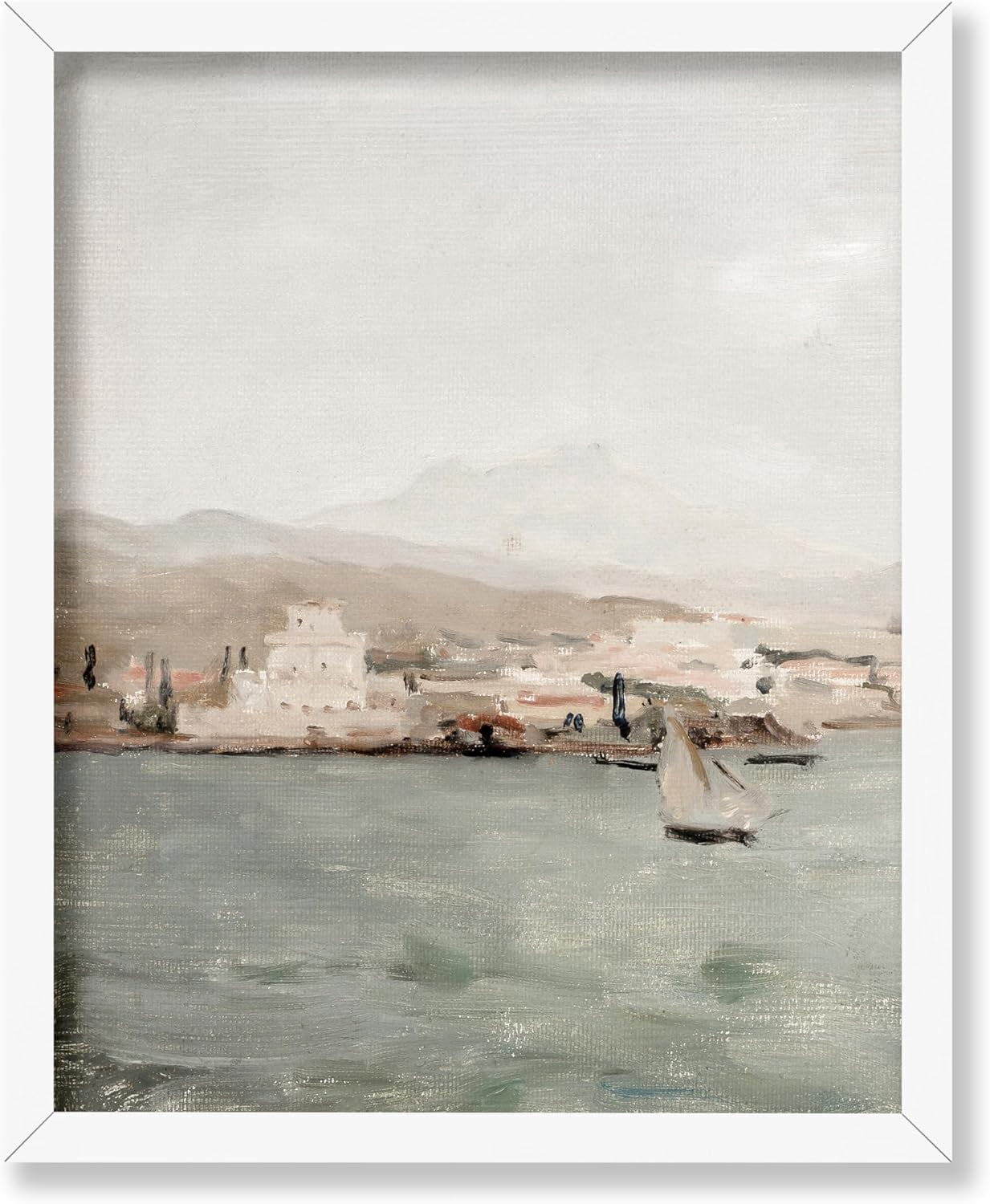 Asdg12s-Vintage View Of The Port In Saloniki Poster - Retro ...