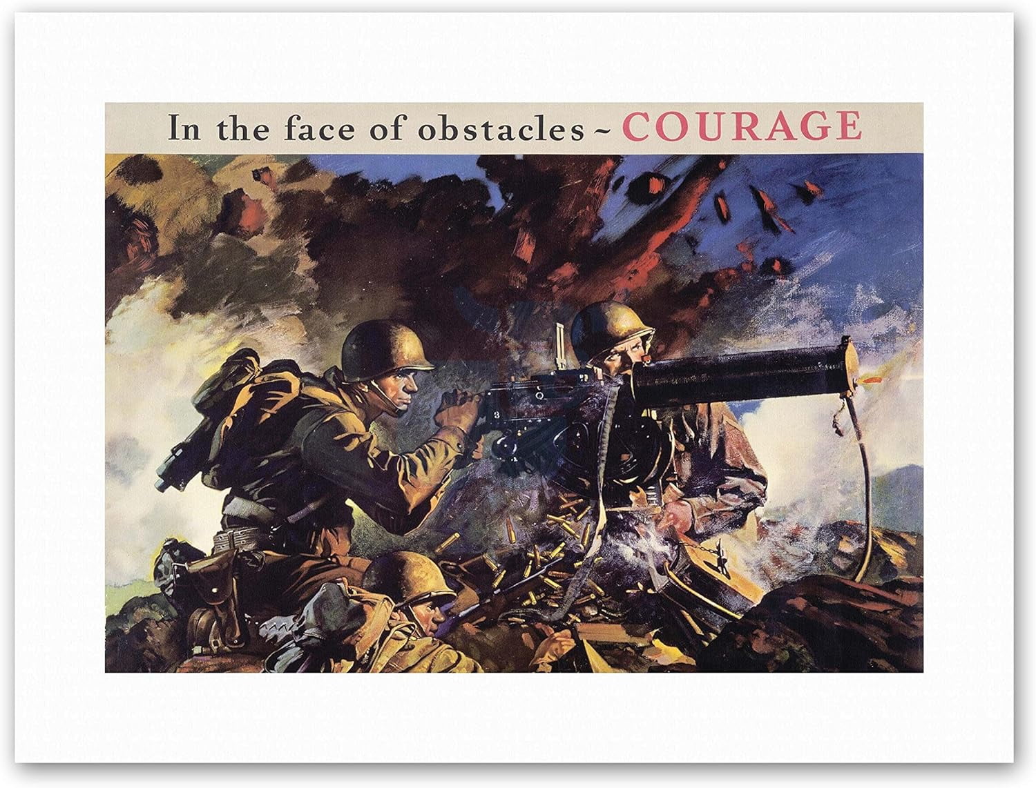 Asdg12s-WWII WAR ENLIST ARMY USA GUN SOLDIER Military Canvas art Prints ...