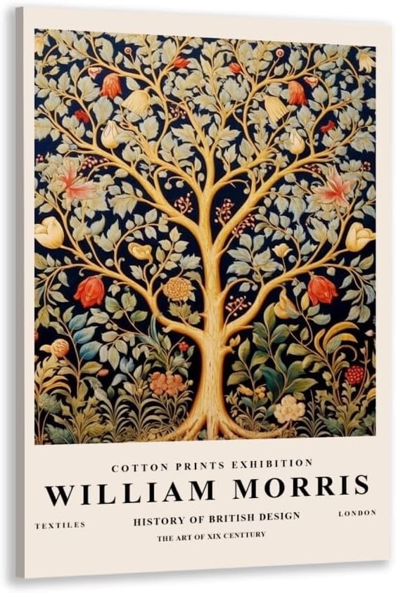 Asdg12s -William-Morris-Poster-William-Morris-Wall-Art-Tree-of-Life-William-Morris-Prints ...