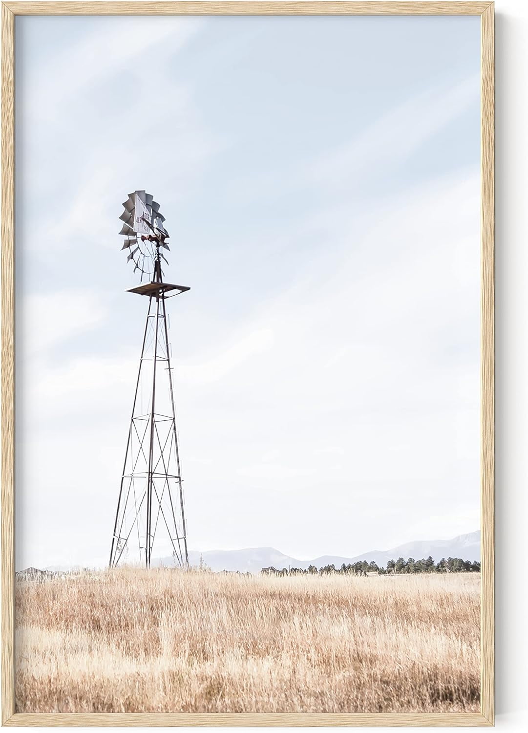 Asdg12s-Windmill Pictures Wall Decor - Farmhouse Pictures, Barn ...
