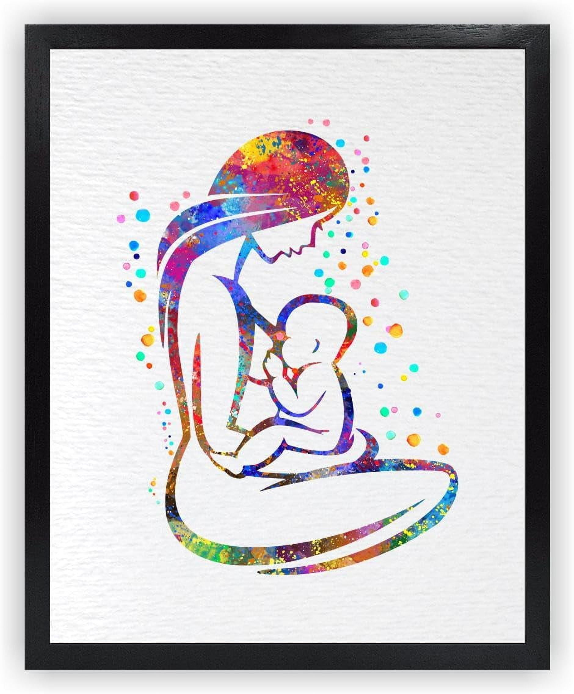 Asdg12s-poster-13X19-UnUnframedd-Breastfeeding-Mother-Mom-Newborn-Baby ...