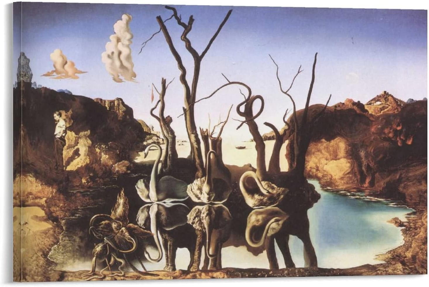 Asdg12s poster 40-Famous-Paintings-by-Dali---Swans-Reflecting-Elephants ...