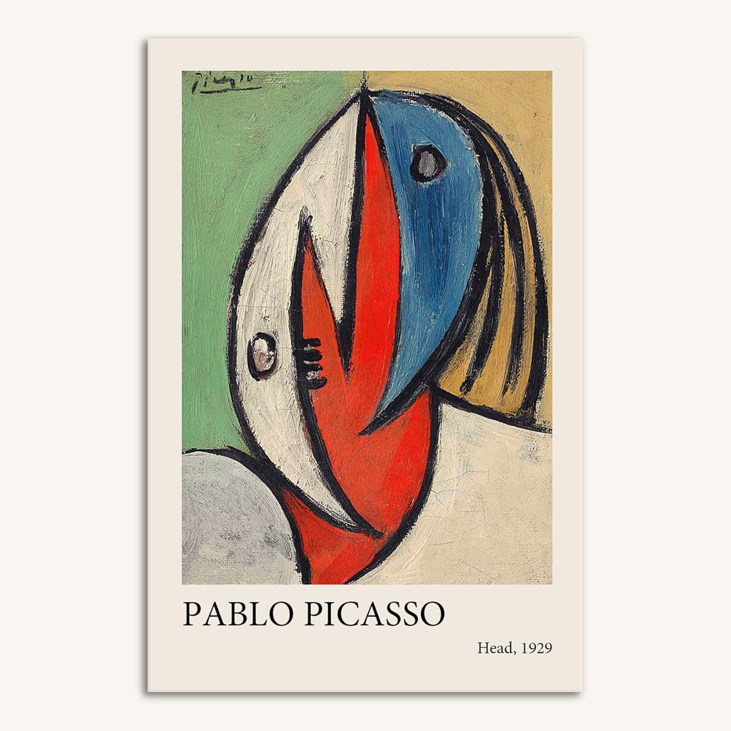 Asdg12s poster Abstract-Canvas-Wall-Art-Posters-Print-Head-1929s-by ...