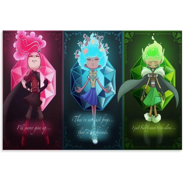 Asdg12s Amphibia Cover Poster for Room Aesthetic Poster Decorative ...