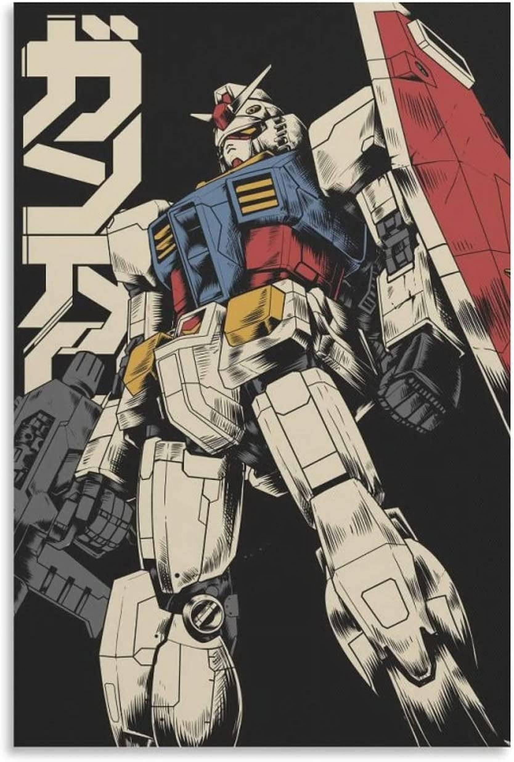Asdg12s poster-Anime-RX-78-2-Gundam-Poster-Canvas-Wall-Art-Painting ...