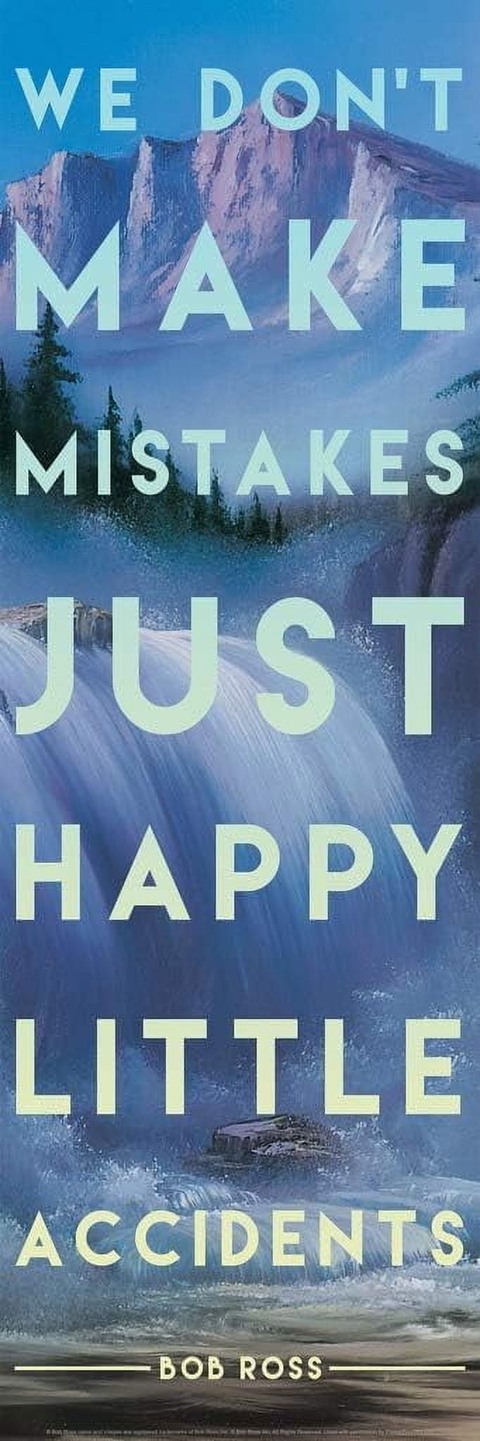 Asdg12s poster-Bob-Ross-Quote-Poster-Happy-Little-Accidents-Painting ...