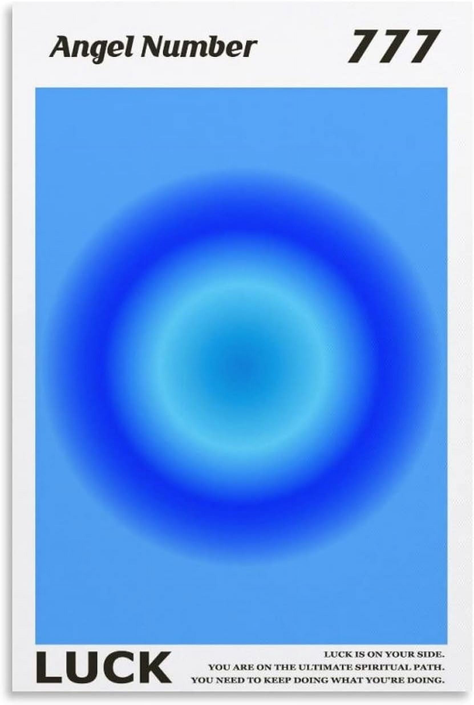 Asdg12s poster-Colorful-Gradient-Aura-Angel-Numbers-Poster-Aesthetic ...