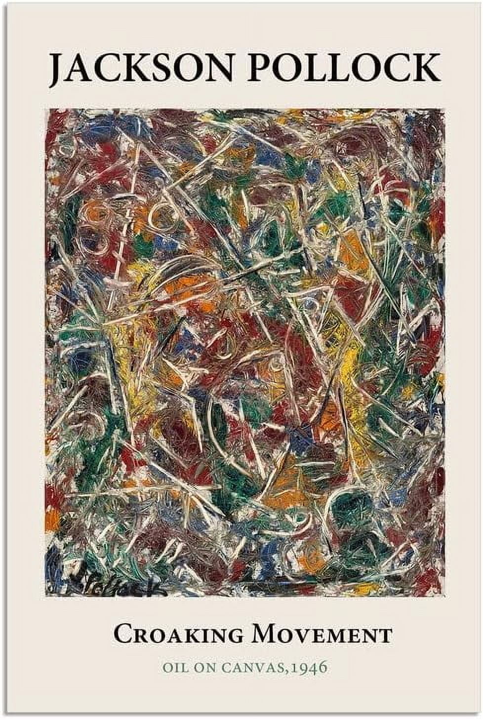Asdg12s poster Jackson-Pollock-Canvas-Print-Poster,Croaking-Movement ...