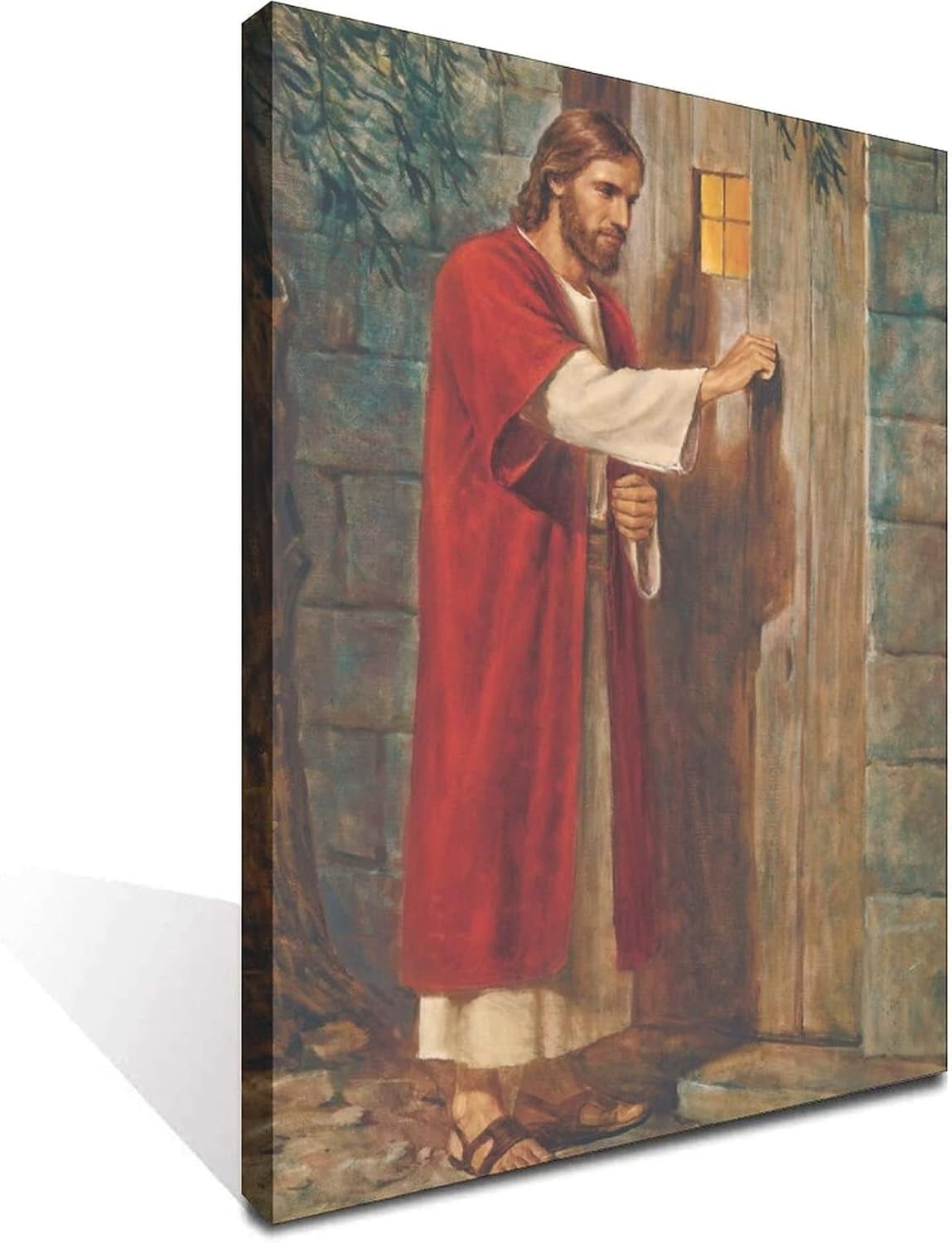 Asdg12s poster-Jesus-Christ-Knocking-at-The-Door-Canvas-Wall-Art-Print ...