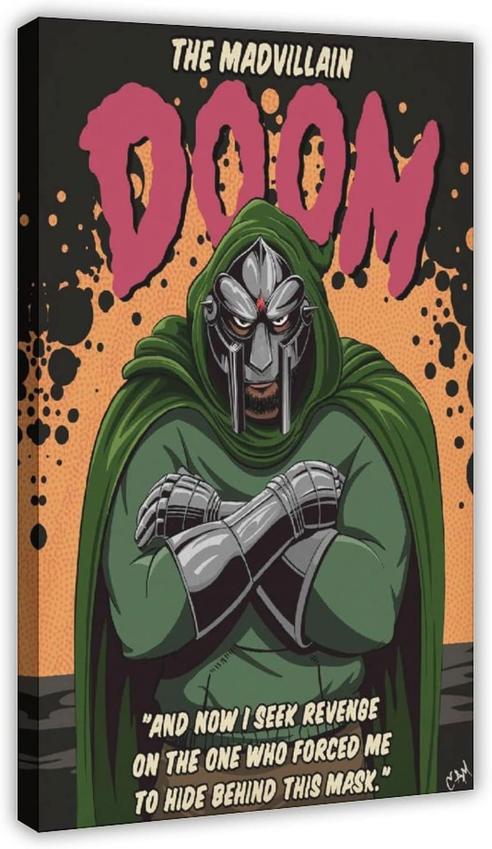 Asdg12s poster-MF-Doom-Poster-Madvillian-Poster-Canvas-Poster-Wall-Art ...