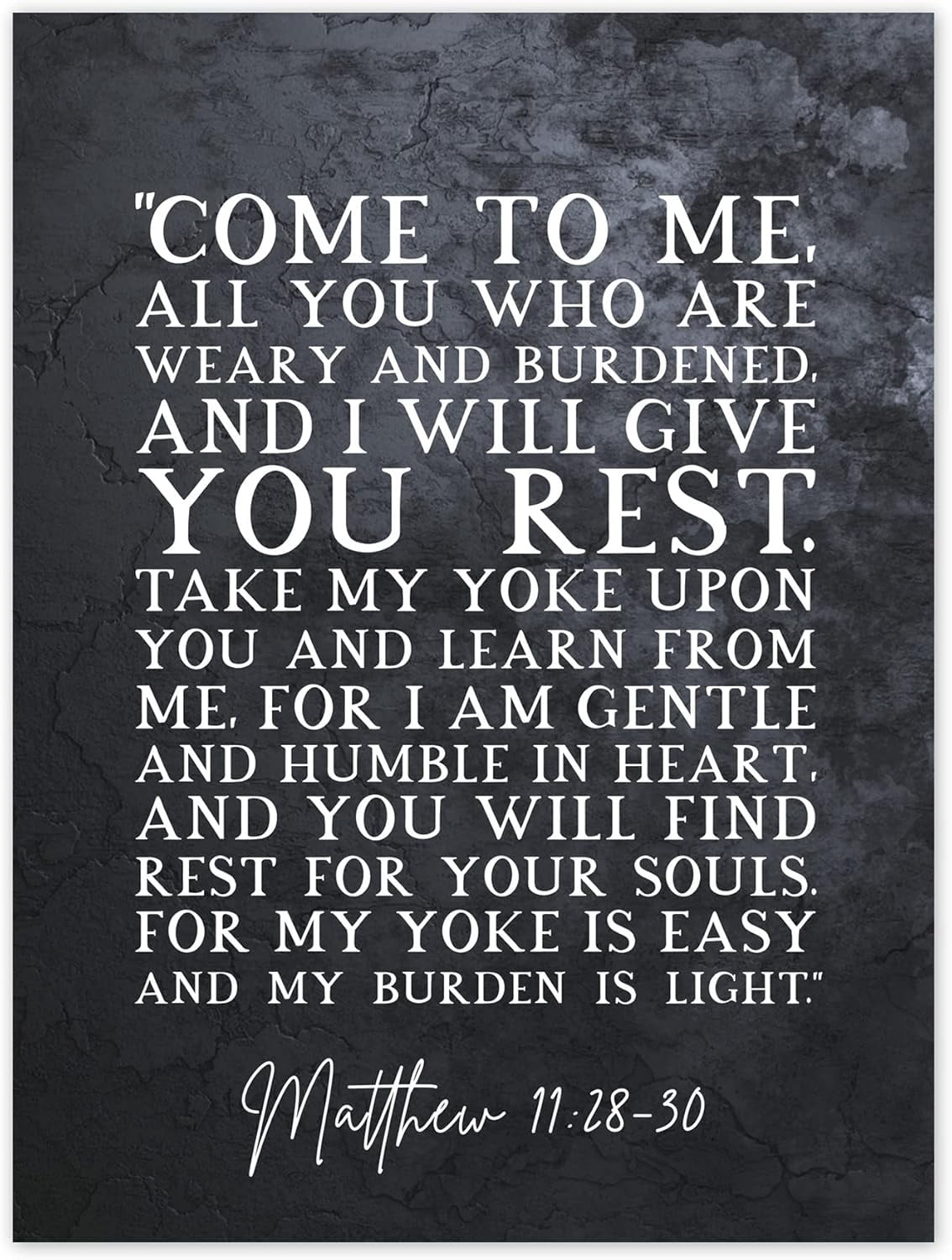 Asdg12s poster -Matthew-11:28-30-Come-to-Me-All-You-Who-Are-Weary-I ...