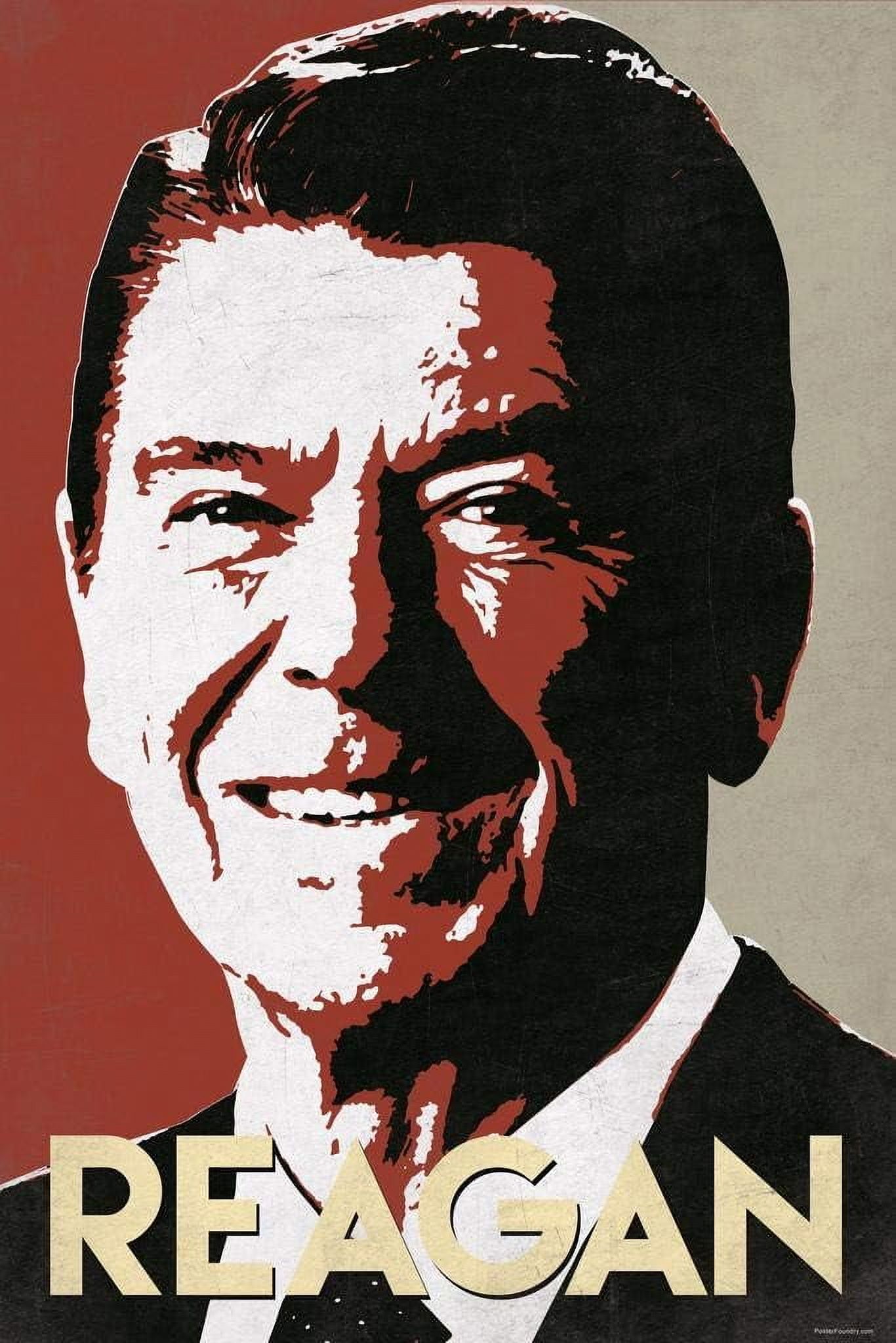 Asdg12s-President Ronald Reagan Pop Art Portrait Cool Wall Art Print ...