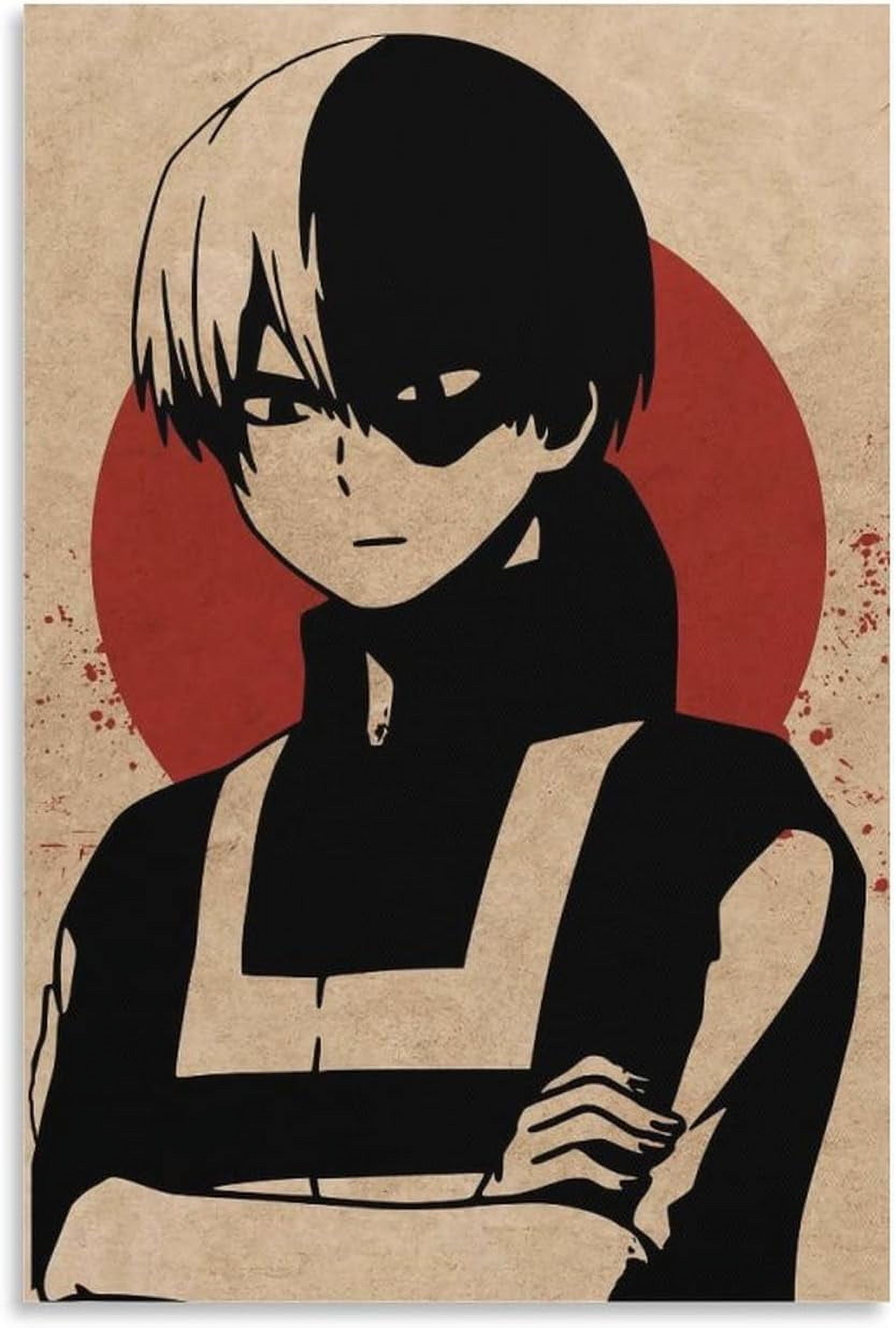 Asdg12s Todoroki Poster Decorative Painting Canvas Wall Posters and Art ...
